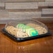Sabert C9611 UltraStack 11" Square Disposable Deli Platter / Catering ...
