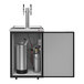Micro Matic MDD23-E-AMER Americano 25" Black Kegerator Nitro Cold Brew ...