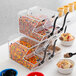 Choice 11" x 4" x 7" Stackable Candy / Topping Dispensers with Scoop ...