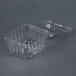 Pactiv 1 Pint Clear Vented Clamshell Produce / Berry Container - 516/Case