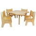 Whitney Brothers WB1857 29 1/2" x 29 1/2" x 15" Toddler Flower Table