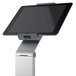 Durable 893223 Silver Metal Floor Stand Tablet Holder