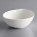 Acopa Nova 25 oz. Cream White Tall Coupe Stoneware Bowl - 12/Case