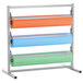 Bulman T368R-36 36" Three Deck Tower Paper Rack with Straight Edge Blade