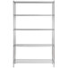 Regency 24" x 60" NSF Chrome 5-Shelf Kit with 96" Posts