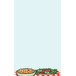 Choice 8 1/2" x 11" Menu Paper - Diner Theme Middle Insert - 100/Pack