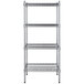 Regency 14" x 24" NSF Chrome 4-Shelf Kit with 54" Posts