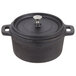 Valor 16 oz. Pre-Seasoned Mini Cast Iron Pot with Cover