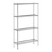 Regency 14" x 42" x 74" NSF Chrome Wire 4-Shelf Kit