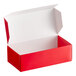 5 1/2" x 2 3/4" x 1 3/4" 1-Piece 1/2 lb. Red Candy Box - 250/Case