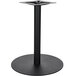 BFM Seating Uptown Sand Black Standard Height 24" Round Table Base