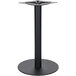 BFM Seating Uptown Sand Black Standard Height 18" Round Table Base