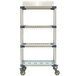 Metro MAX4-PR36VX3 MetroMax 4 Mobile Four Tier Tray Drying Rack - 24" x ...