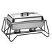 American Metalcraft SCF2 Full Size Stackable Wrought Iron Chafer Stand