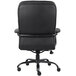 Boss B991-CP Black CaressoftPlus Heavy Duty Double Plush Chair