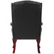 Boss B809-BK Traditional Series Black Wingback Guest Chair