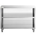 Regency 15" x 48" 18 Gauge Type 304 Stainless Steel Dish Cabinet with ...