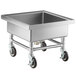 Regency 20" Mobile Silverware Soaking Sink - 22" x 22" x 8" Bowl
