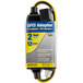 Voltec 04-00105 2' Black/Yellow 12/3 In-Line 15 Amp GFCI Power Cord ...