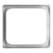 Lavex 6 7/8" x 6 1/4" x 2" Rectangular Stainless Steel In-Counter Trash ...