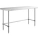Regency 18" x 60" 18-Gauge 304 Stainless Steel Commercial Work Table ...