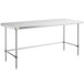 30" x 72" Stainless Steel Commercial Work Table