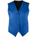 Henry Segal Women's Customizable Blue Satin Server Vest - 2XS