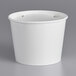 Choice 64 oz. White Food Bucket with Lid - 35/Pack