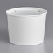 Choice 64 oz. White Food Bucket with Lid - 35/Pack