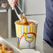 Choice 130 oz. Chicken Bucket with Lid - 20/Pack