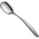 Tablecraft 3333 Dalton II 13 1/4" 18/8 Stainless Steel Solid Serving Spoon