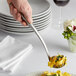 Tablecraft Stainless Steel Pasta Server - 12 1/2"