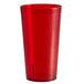 Carlisle 521610 Stackable 16 oz. Ruby SAN Plastic Tumbler - 6/Pack