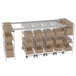 Metro TT16-E2460M2460C Super Erecta 16' x 5' Chrome Top-Track Kit