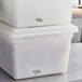 Vigor 26" x 18" x 12" White Polyethylene Food Storage Box