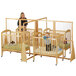 Jonti-Craft Baltic Birch Wood See-Through Quad Crib Divider