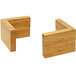 Front of the House BHO033BBB20 3" Natural Bamboo L-Shape Riser - 2/Set