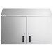 Regency 48" Stainless Steel Wall Cabinet with Hinged Doors