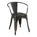 Lancaster Table & Seating Distressed Metal Chair