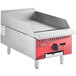 Avantco Chef Series CAG-15-MG 15" Countertop Gas Griddle with Manual ...