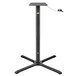 FLAT Tech KX36 36" x 36" Self-Stabilizing Black Table Base with Height Adjusting Pneumatic Post