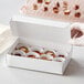 7 1/4" x 4 5/8" x 1 3/4" White 1 1/2 lb. 1-Piece Candy Box - 250/Case