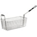 16 3/4" x 8 1/2" x 5 7/8" Fryer Basket with Front Hook
