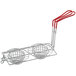 Tostada Fryer Basket (18-Slots, Rubberized Handle)