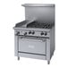 Garland G36-4G12R Natural Gas 4 Burner 36" Range with 12" Griddle and ...