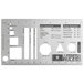 Mercer Culinary M33243 Mercer Rules Mini™ Reference Tool - 5 1/4" x 3"