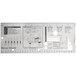 Mercer Culinary M33241 Mercer Rules™ Reference Tool - 12 1/4" x 5"
