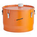 Fryclone Smart Pail 7 Gallon Orange Utility Oil Pail