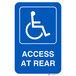 Lavex Industrial "Handicapped Parking / Access At Rear" High Intensity ...