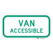 Lavex Industrial "Van Accessible" Diamond Grade Reflective Green ...